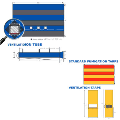Fumigation Tarp Ventilation System - PestFogSales